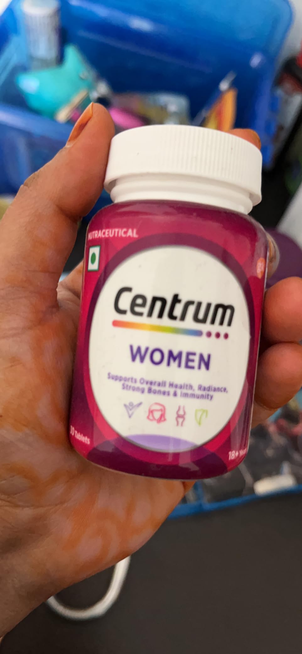 Centrum Healthy Hair Biotin+ Gummies | With Biotin, Zinc, Folic Acid ...