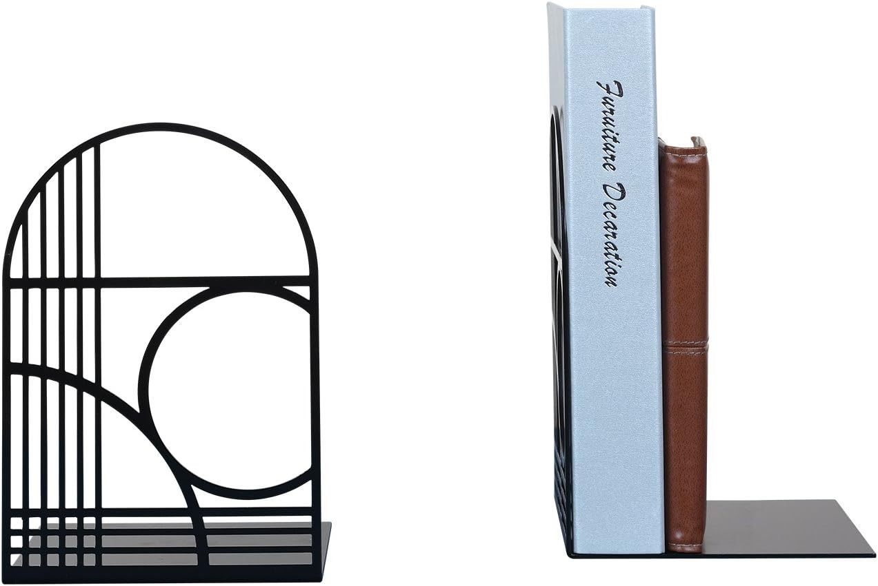 Amazon.com: NEUN WELTEN Unique Office Bookends - Modern Brand Design ...