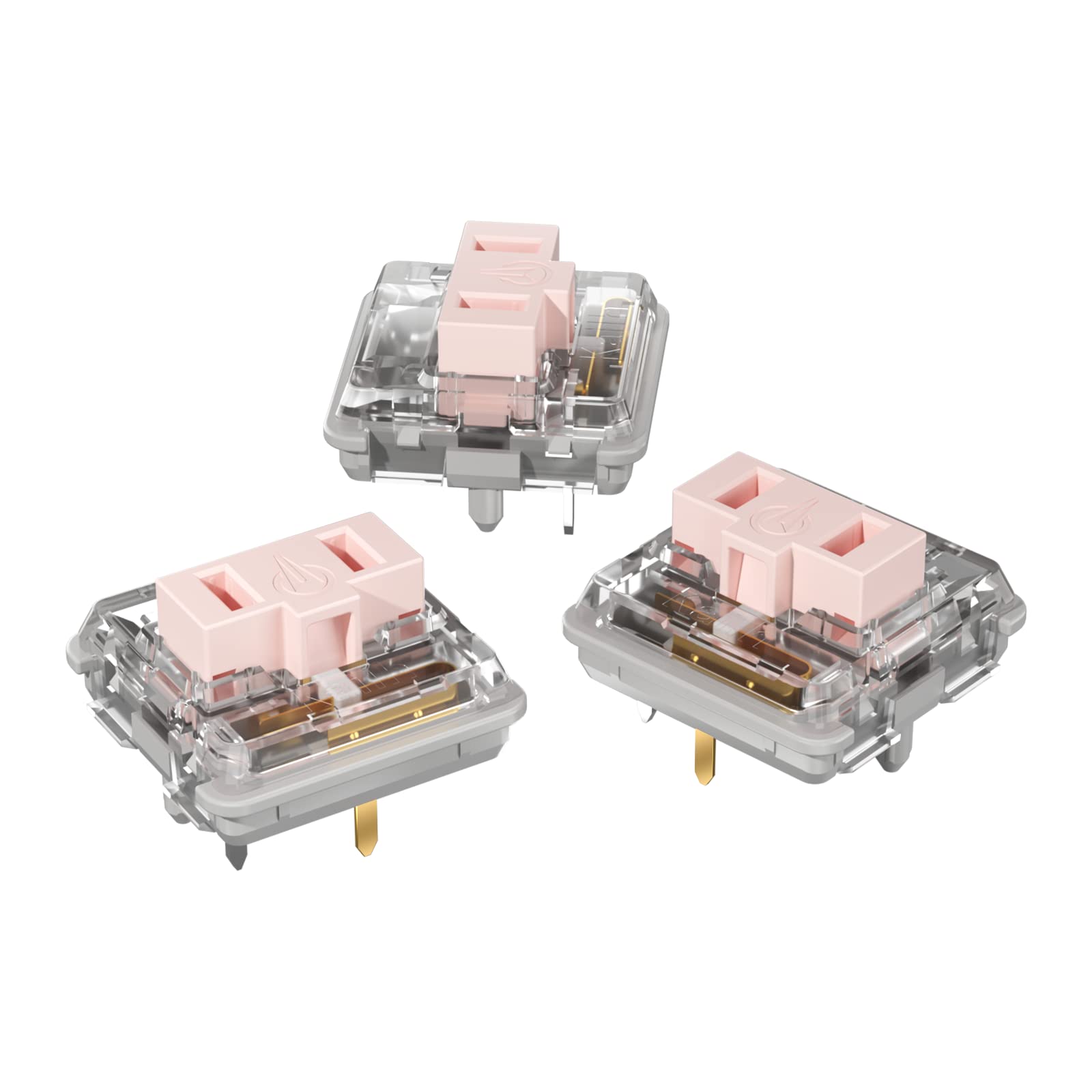 Snapklik.com : Kailh Low Profile Choc Pink Switches 5 Pin Thiner Key ...