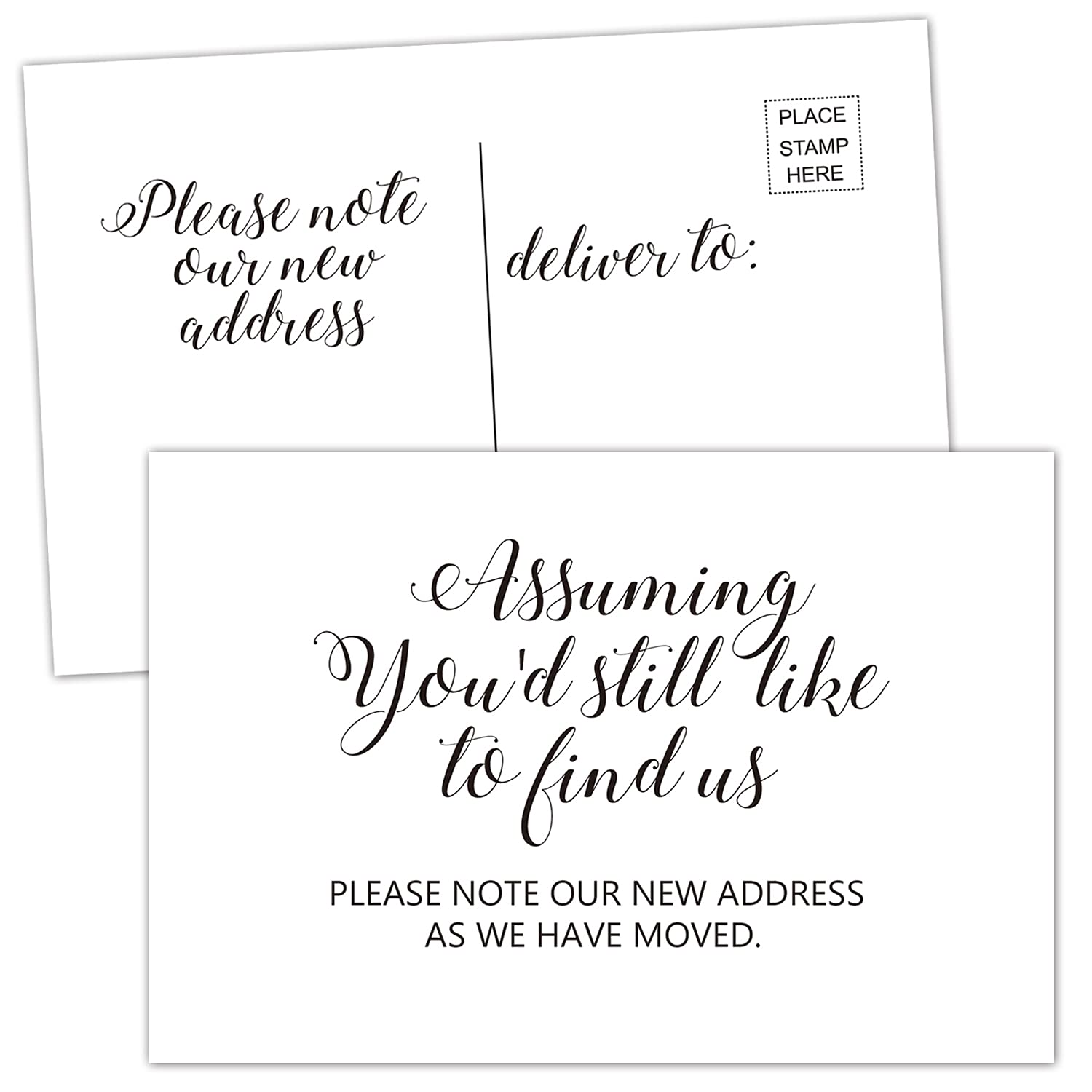 We Are Moving Announcements