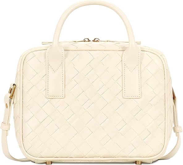 Amazon.com: GASSDA Woven Bag for Women, Cute Tote Bag Crossbody Bag PU ...