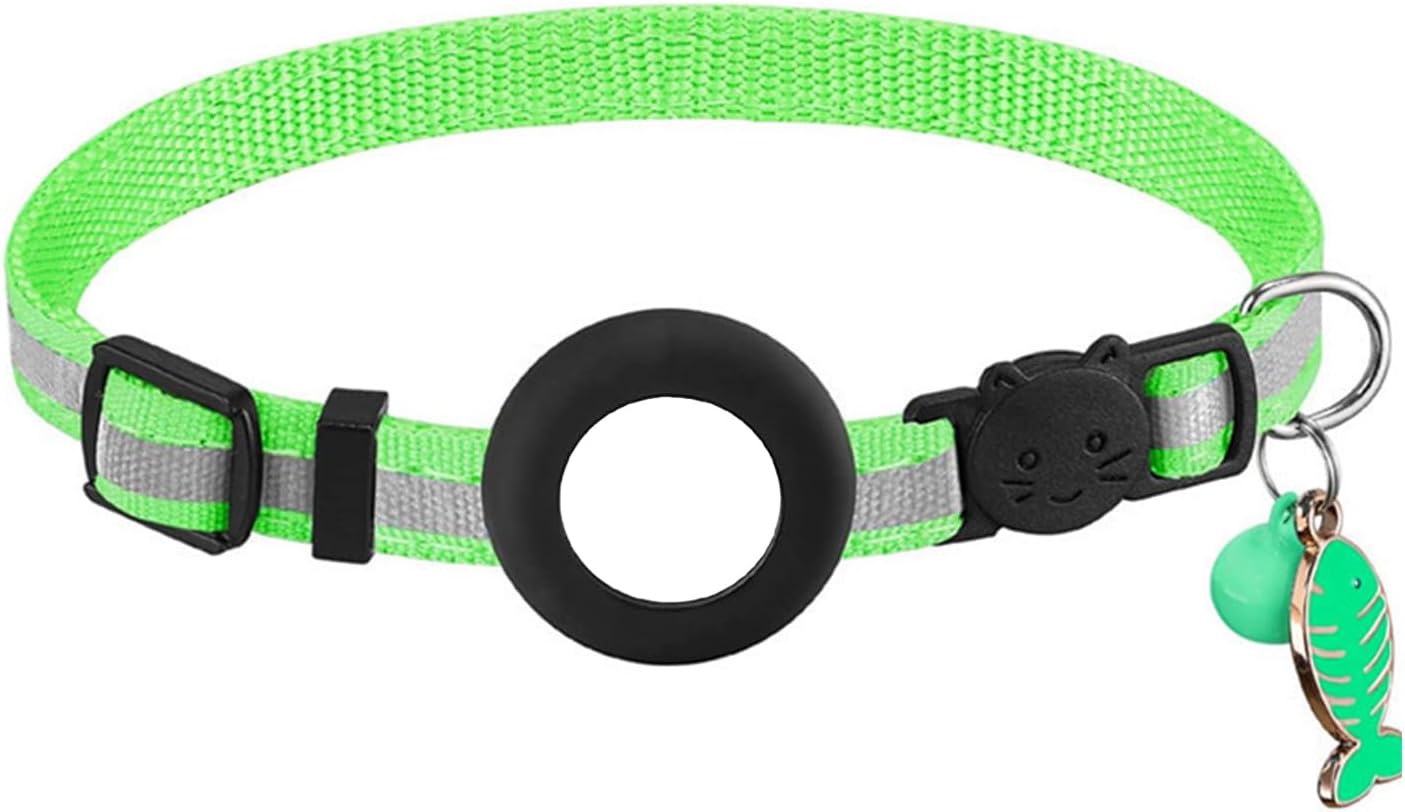 Amazon.com : Techinal Reflective Cats Collar Pet Collar with Tracker ...