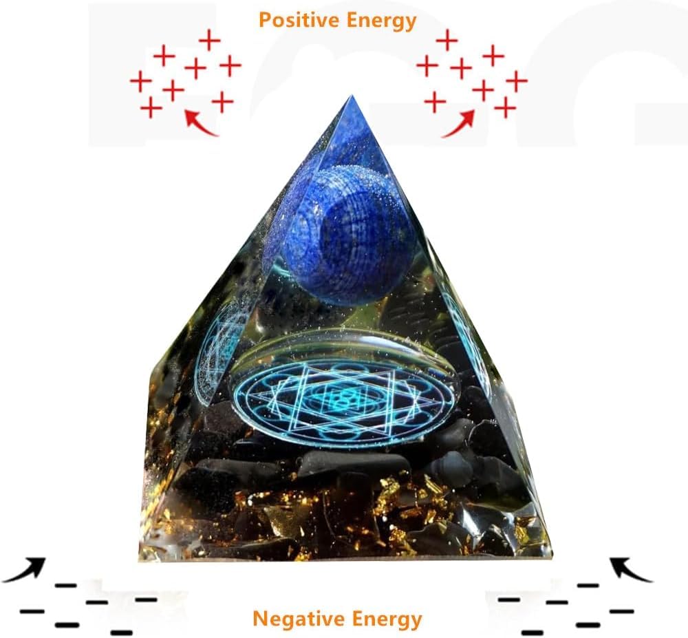 Energy Pyramid New Energy Generator Orgone Pyramid | Lapis Lazuli