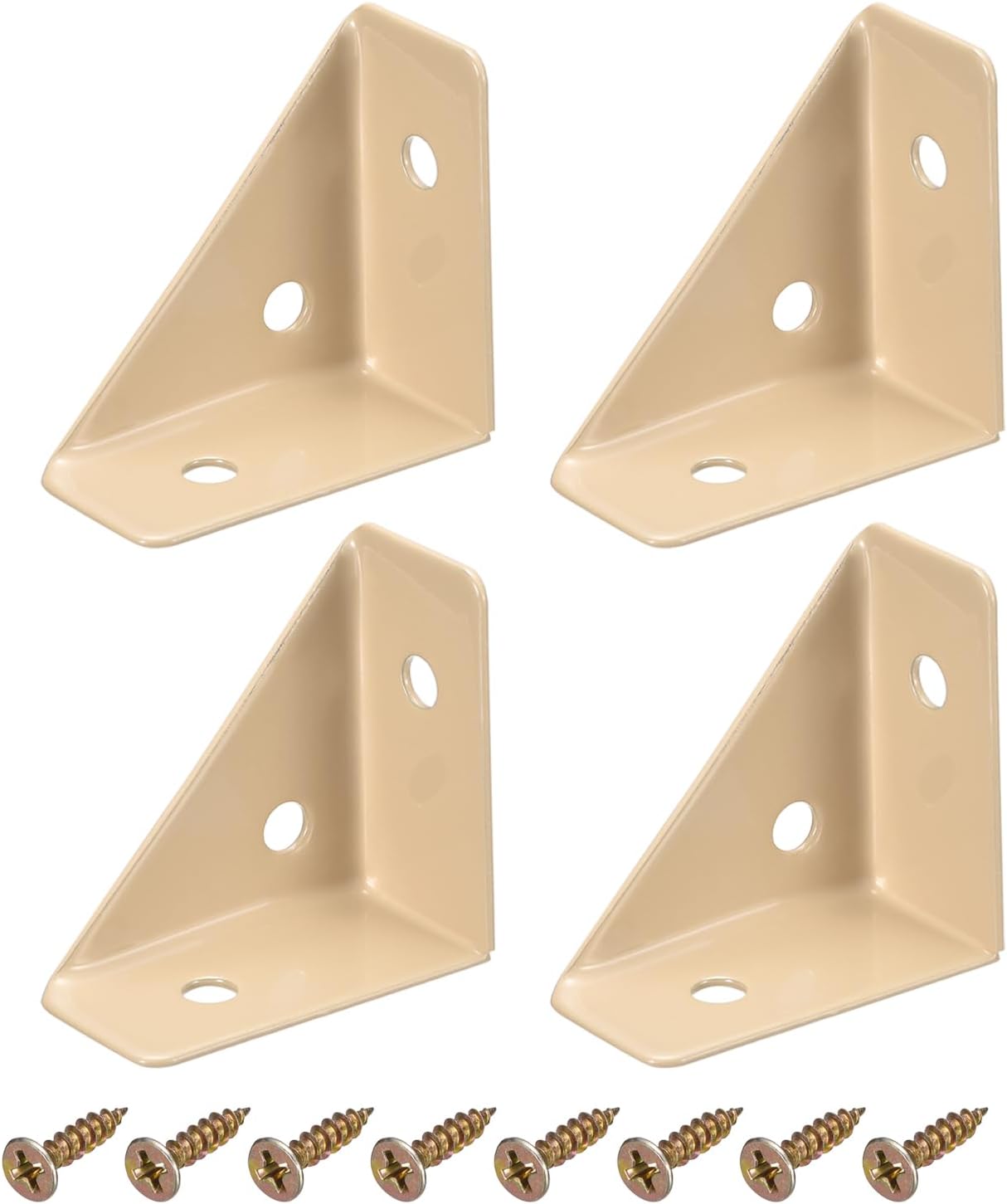 Amazon.com: uxcell 4Pcs Angle Corner Brackets 38mm x 38mm, Cold Rolled ...