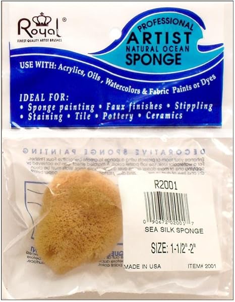 Amazon.com: ROYAL BRUSH MFG. R2001P 1.5.to 2" Small Sea Silk Sponge ...