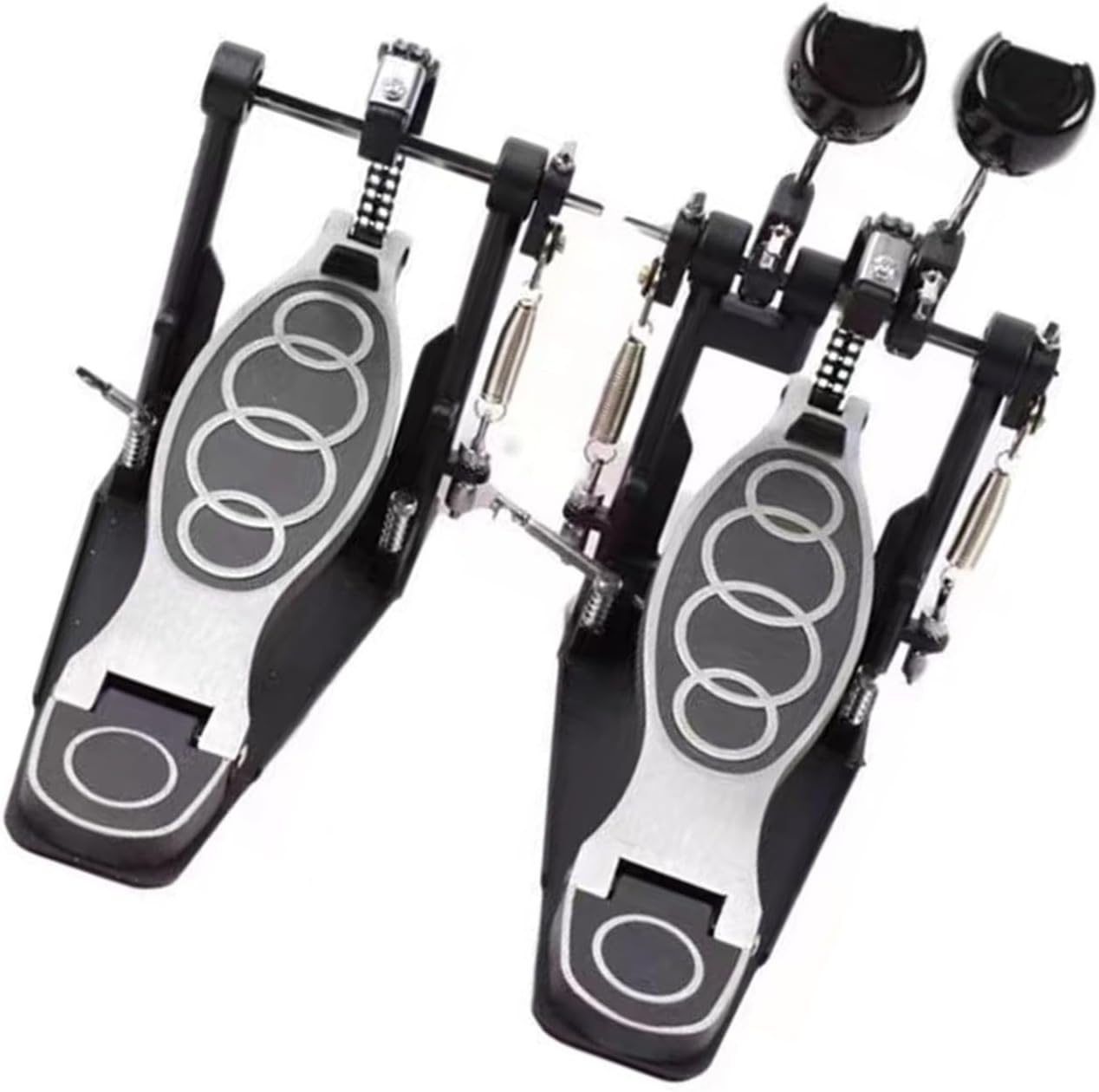 Bass Drum Pedal, Double Chain Drum Step on Hammer Zinc Aluminum ...