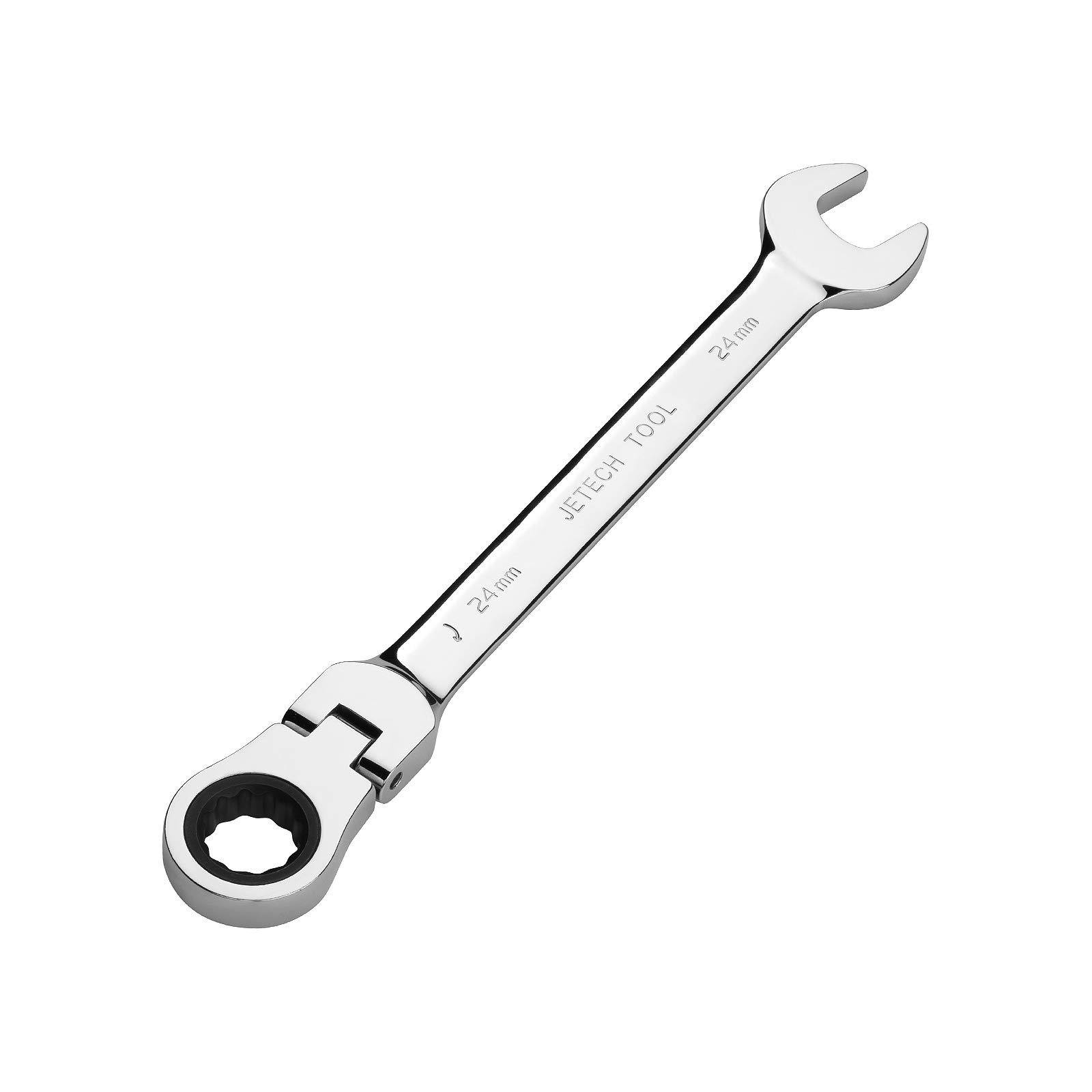 Snapklik.com : 24mm Flex Head Ratchet Wrench, 12PT 72 Tooth Metric ...