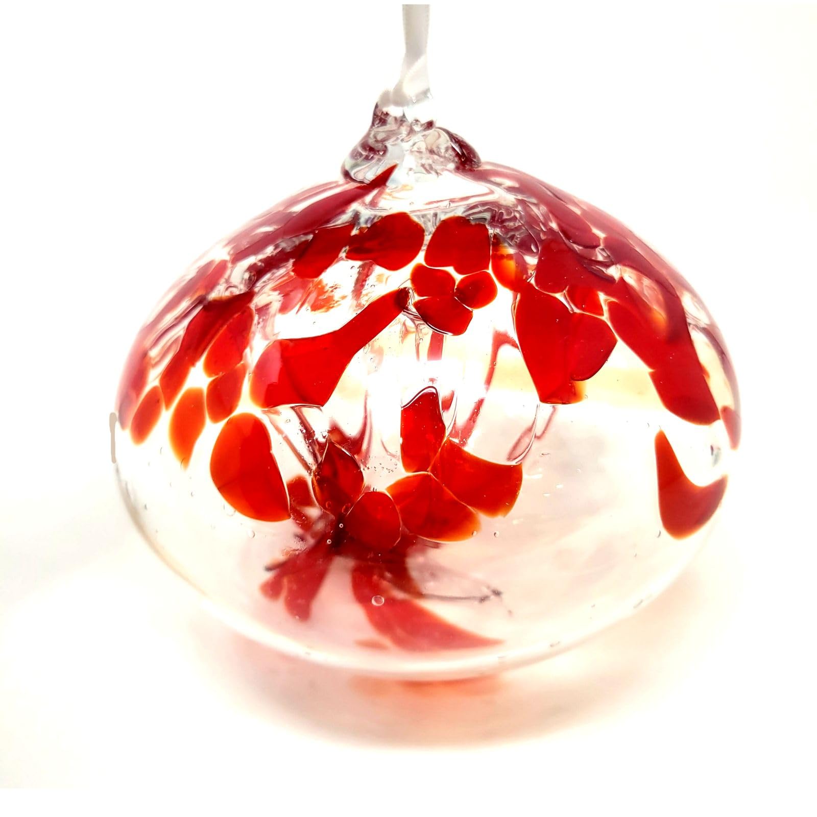 Amazon.com: Red Tree of Life Glass Orb - Large 6 inch Hand Blown Globe ...