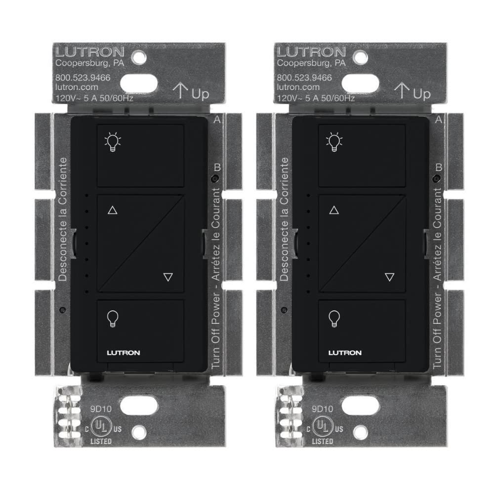 Snapklik.com : Lutron Caseta Smart Lighting Dimmer Switch For Wall And Ceiling Lights PD-6WCL-BL ...