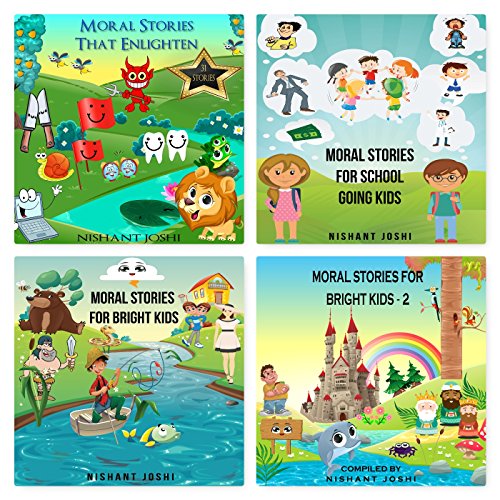 Set of 4 Moral Story Books with 71 Stories eBook : JOSHI, NISHANT ...