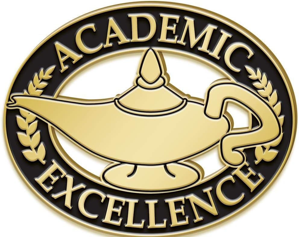 Amazon.com: Academic Excellence Pin, Academic Excellence Recognition ...