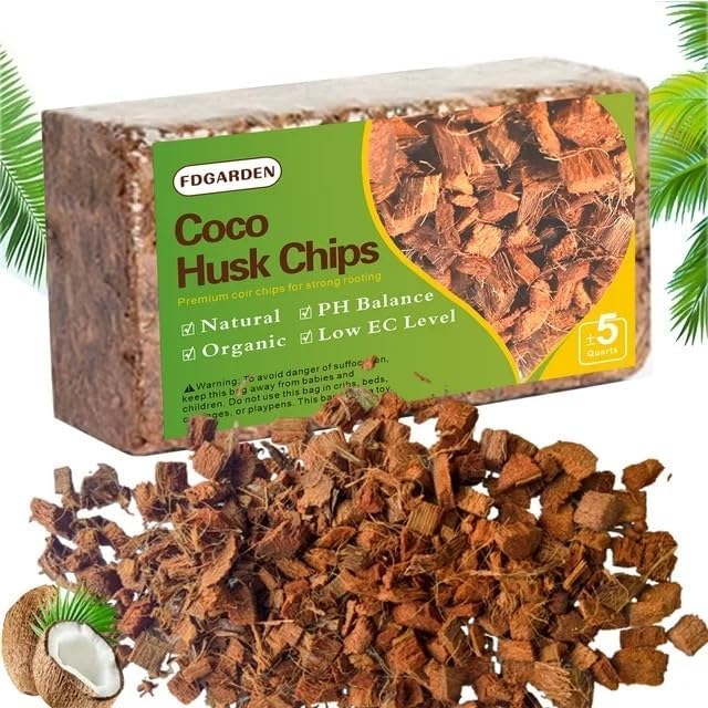 Amazon.com : Coco Husk Chips Coconut Substrate for Garden Potting Soil ...