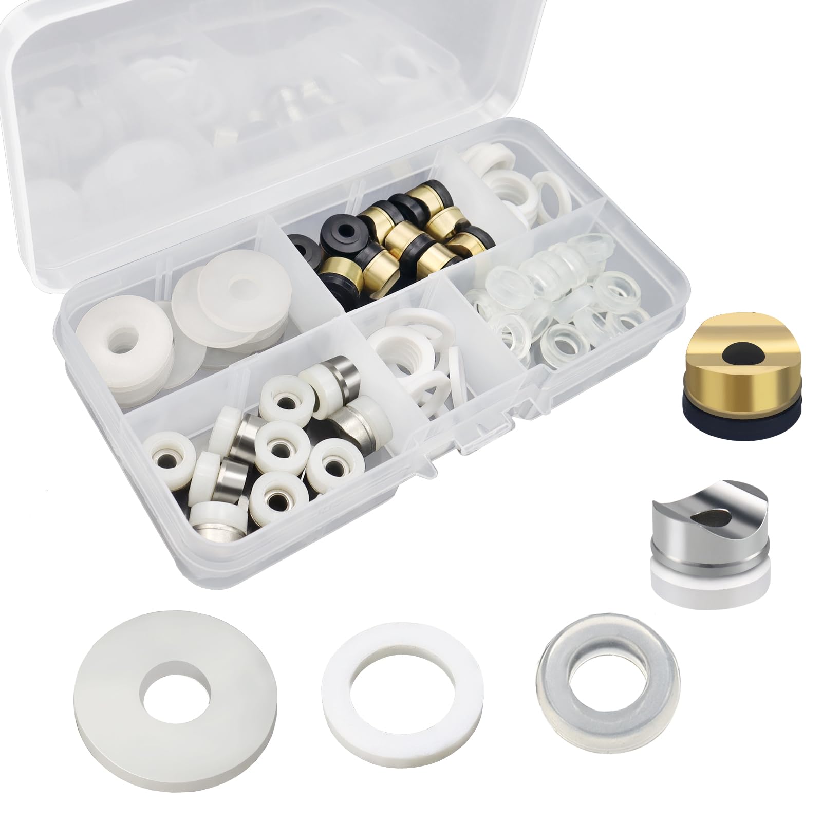 Amazon.com : TUDUD 50Pcs Airless Paint Sprayer Gaskets Seal Tip Gaskets ...