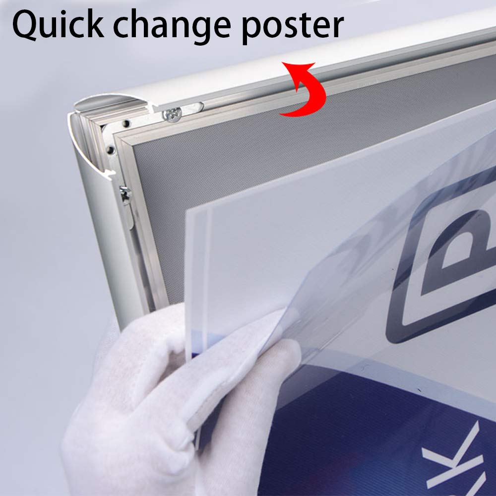 Buy Poster Stand A4 Notice Display Stand Sign Holder Adjusted Height ...
