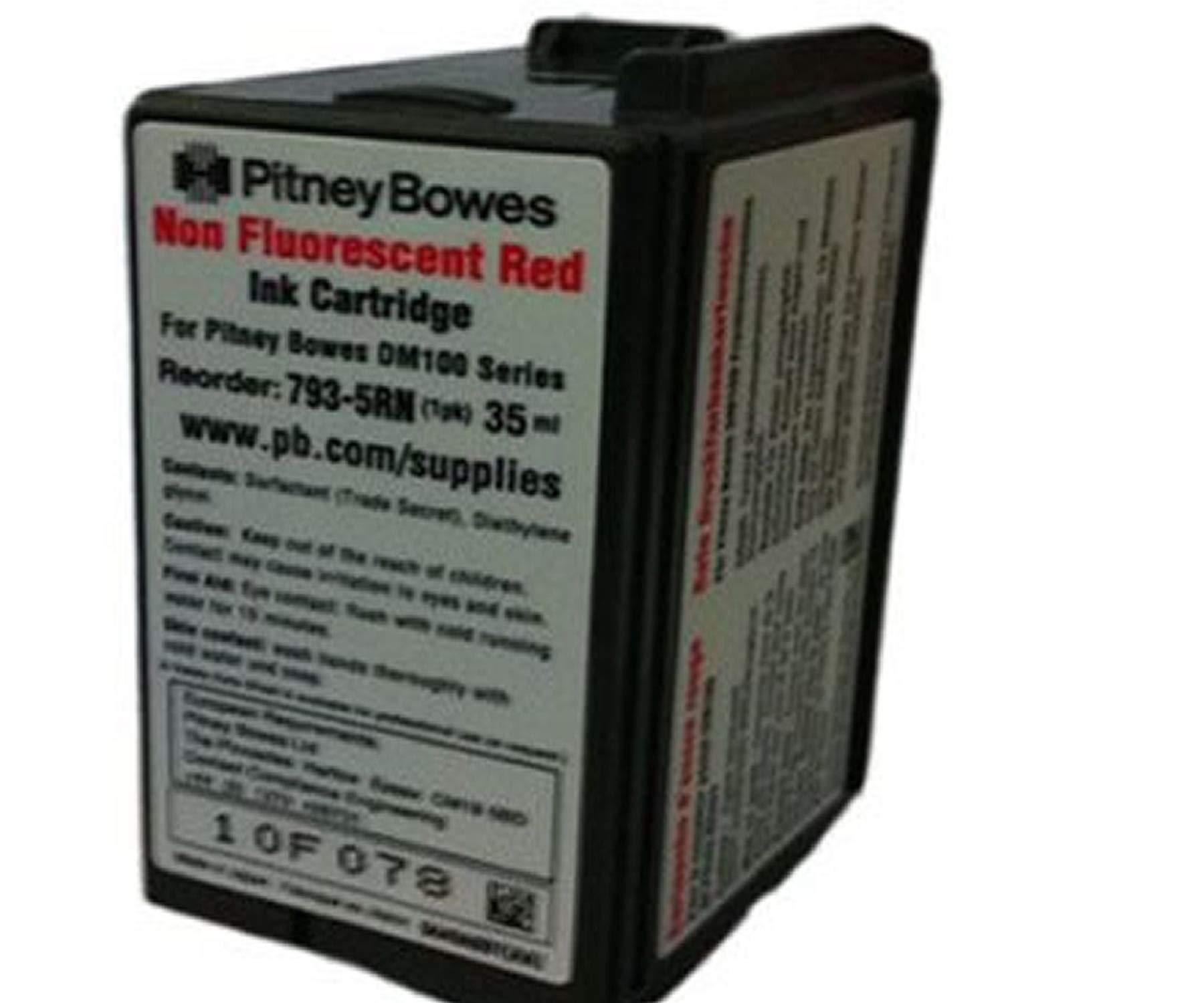 Original Pitney Bowes DM100i - DM200i Franking Ink Cartridge - Red ...