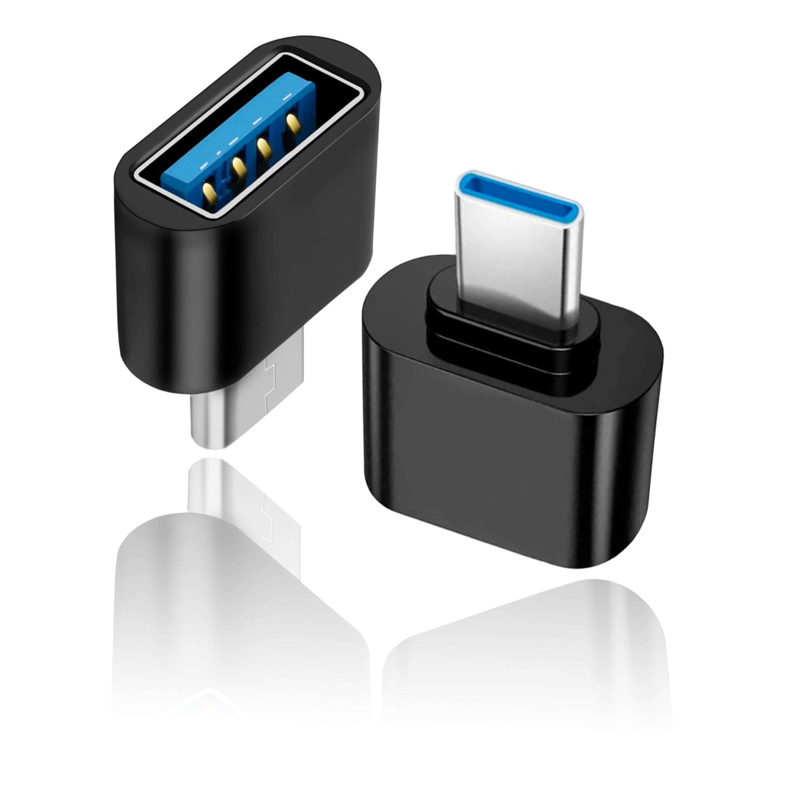 Storite Type C Male to USB A Female 2.0 Adapter 2 Pack USB C Male to USB 2.0 Female Connector ...