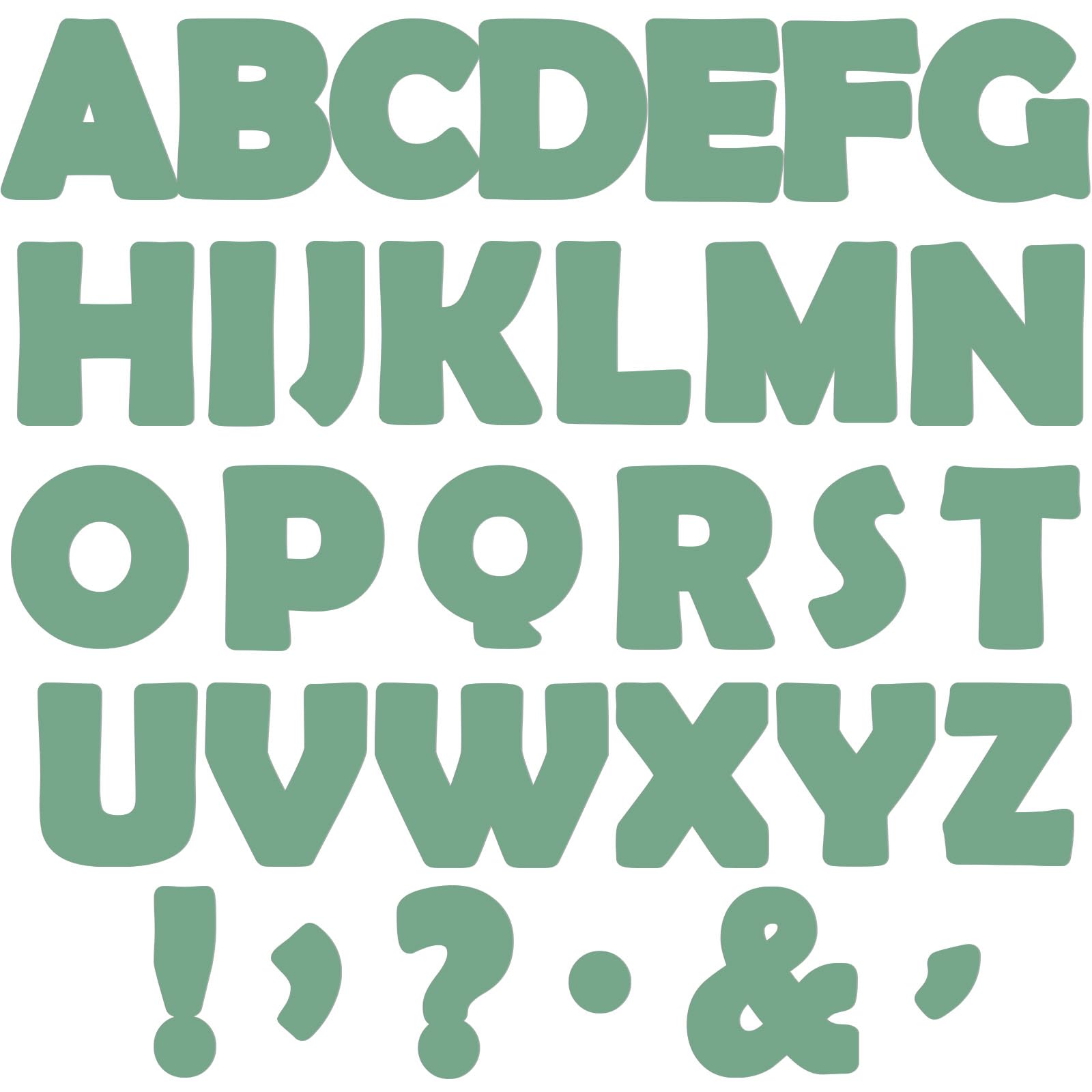 Snapklik.com : 150PCS Large 7" Font Bulletin Board Letters And ...
