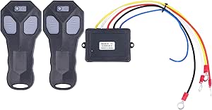 1 Pair Winch Controller, 12v Winch Remote Control Kit, High Precision ...