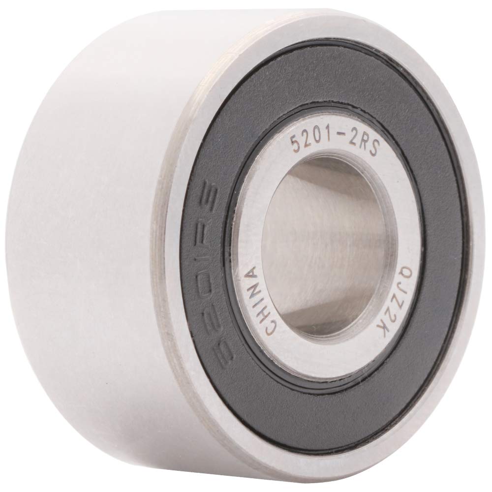 [1-Pack] 5201-2RS - Deep Groove Radial Ball Bearing 12 mm x 32 mm x 16 ...