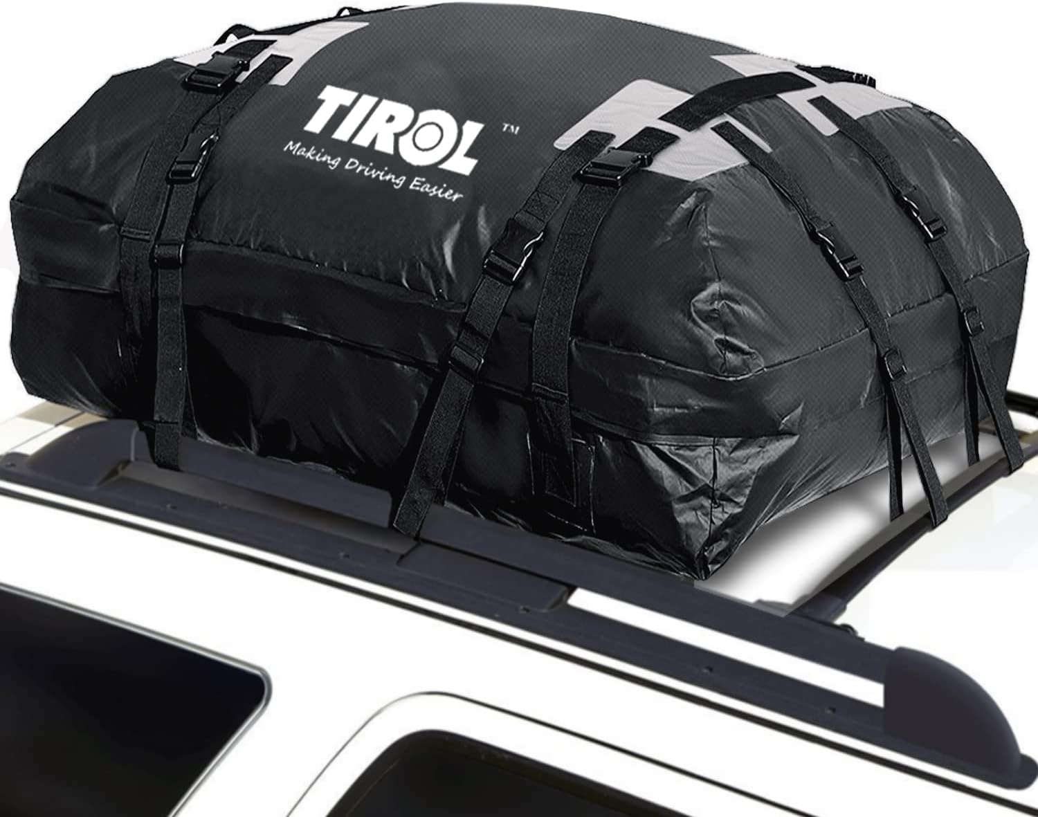 TIROL roof bag roof box waterproof material 15 Cubic Feet 425L car roof ...