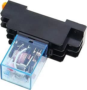 Amazon.com: BIRGI 20Pc LY2NJ HH62P HHC68A-2Z Electronic Electromagnetic Relay 10A 8PIN Coil DPDT ...