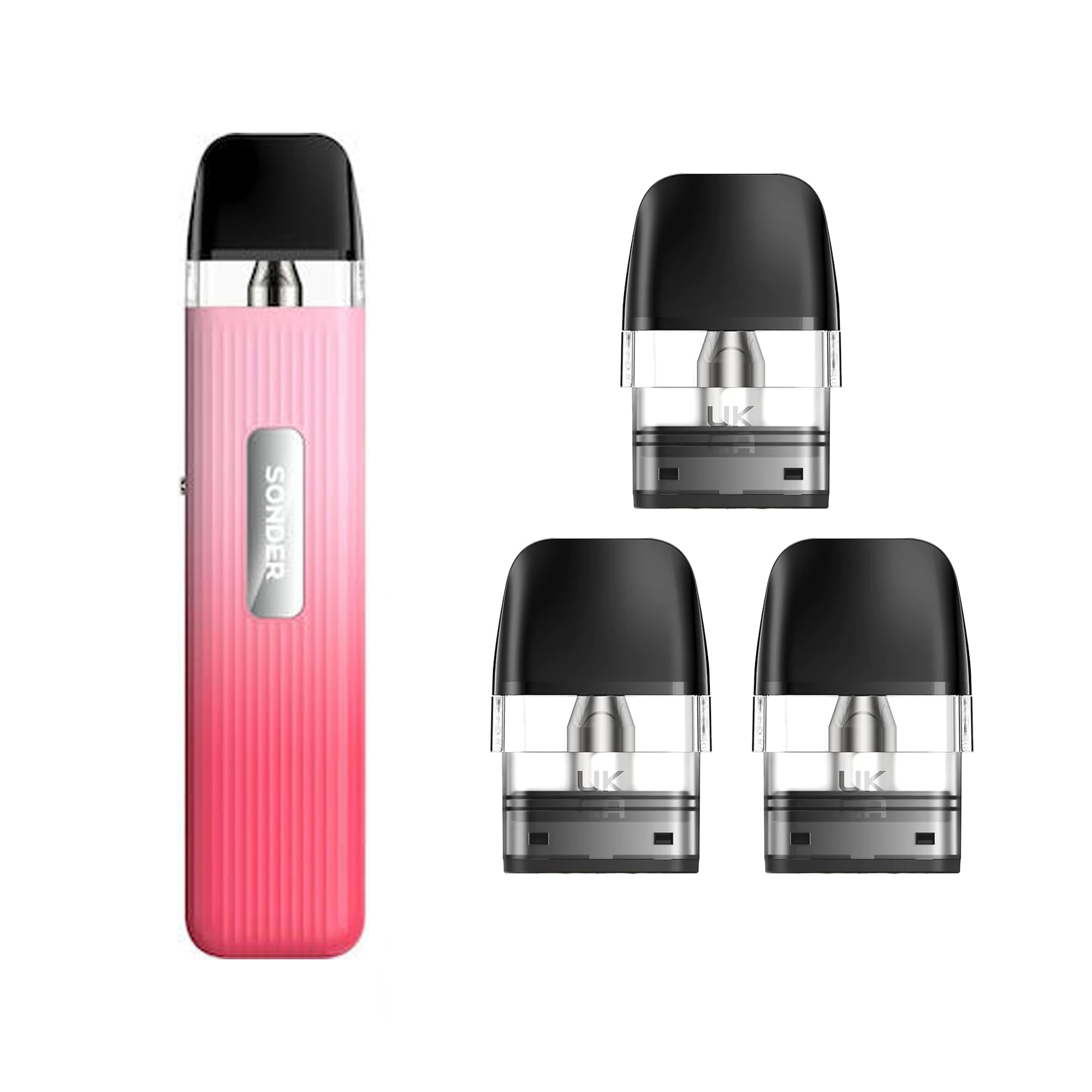 Geekvape Sonder Q Pod Kit with 0.6ohm 3 Pack Geekvape Q Replacement Pod ...