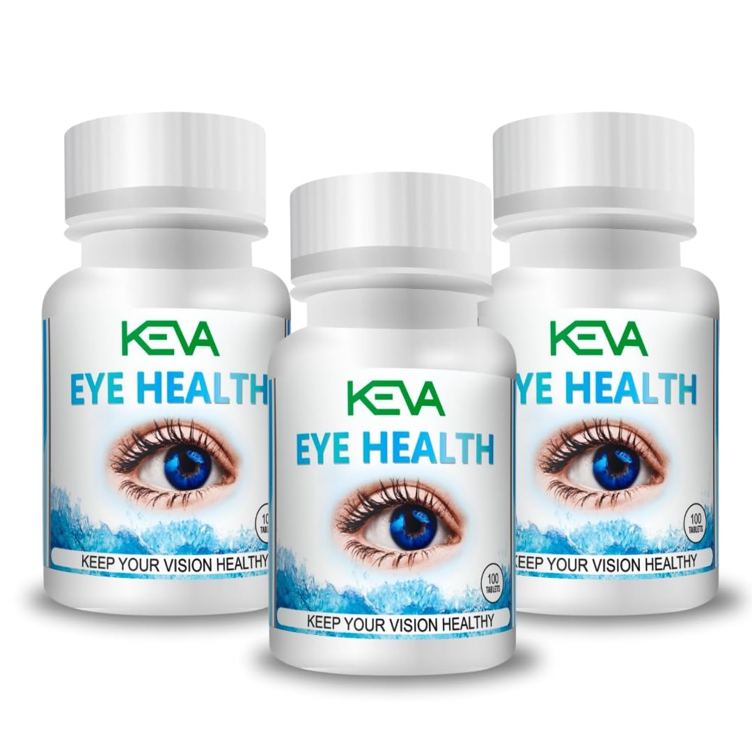Buy Keva Eye Health Tablet Beneficial in Vision & Eye Health (Pack Of ...