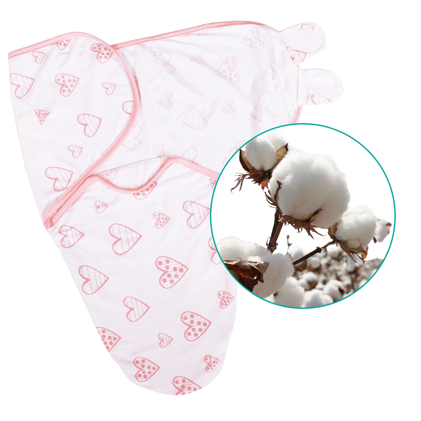 Biloban Swaddle Blankets Baby Girl, Baby Swaddles 3-6 Months, Baby ...