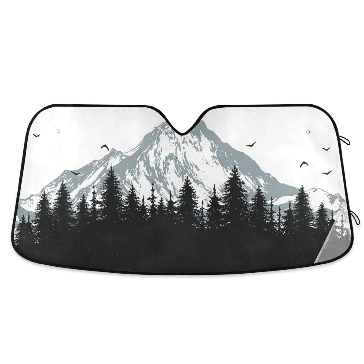 Amazon.com: Blueangle Front Windshield Sun Shade - Accordion Folding ...