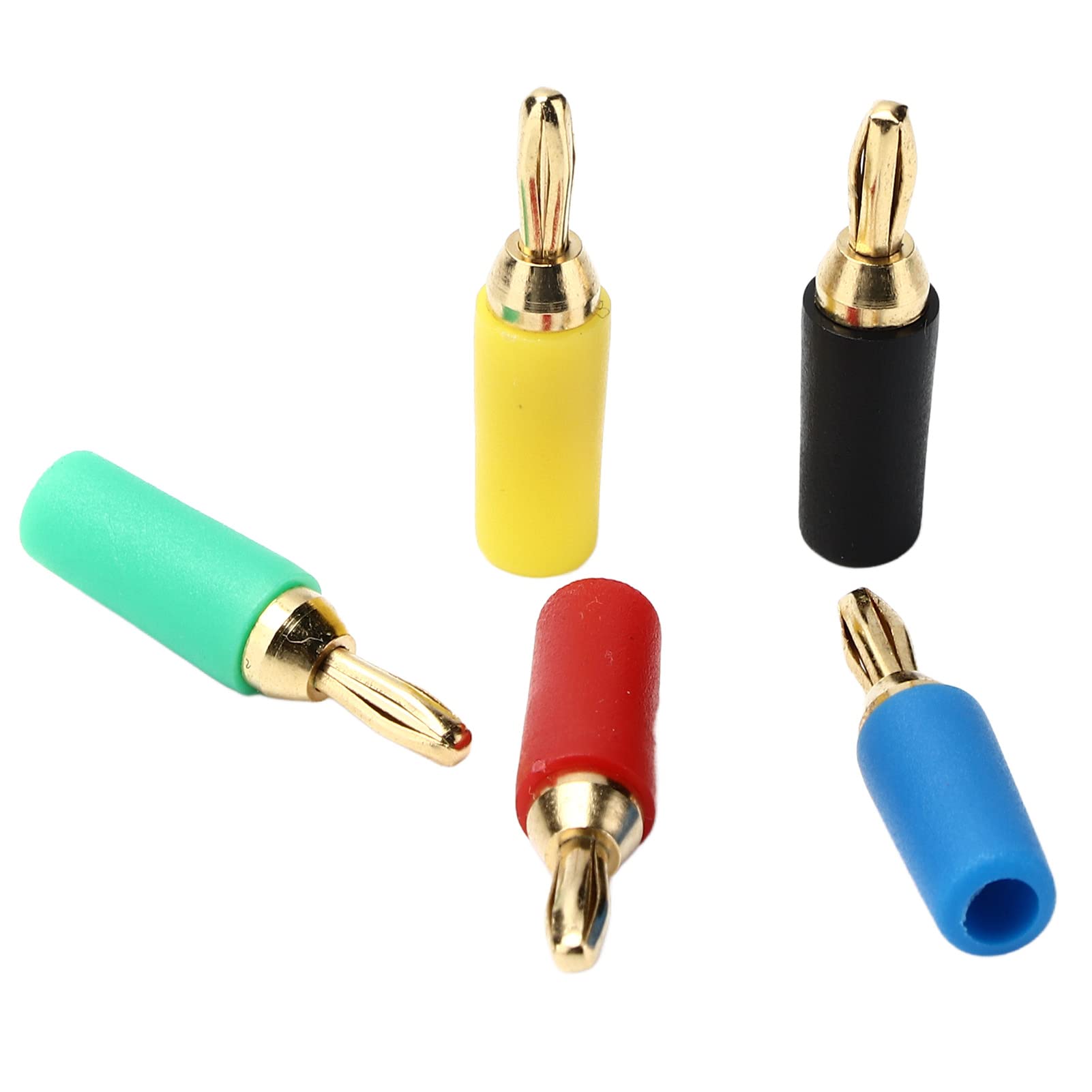 Amazon.com: Banana Plug Assortment, 2.5mm Banana Plugs Brass Gold ...