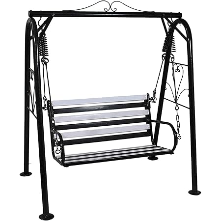 Kaushalendra Indoor Wooden Swing Teak Wood Balcony Room Jhula Swings ...