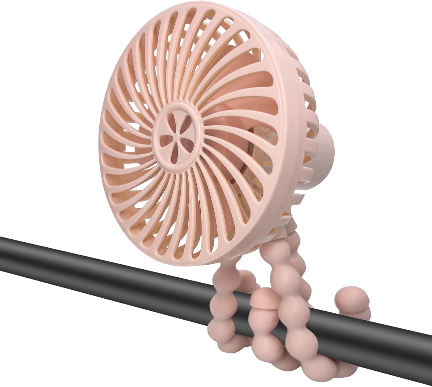 Amazon.com: Stroller Fan Handheld Fan 3000mAh Clip on Fan with 3 Speed ...