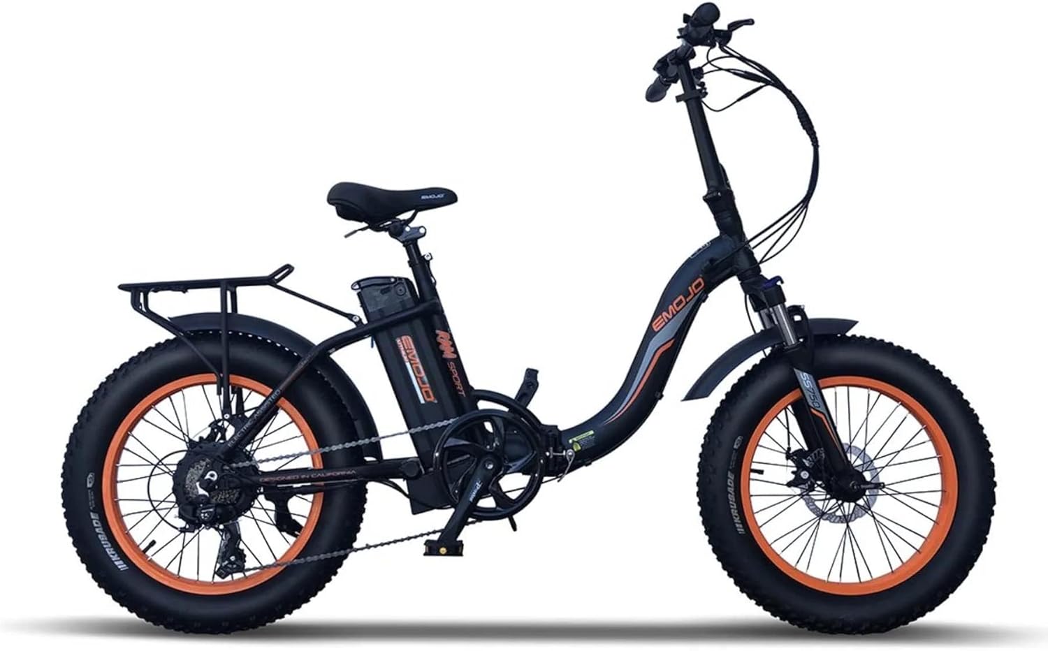 Amazon.com : EMOJO Ram SS Folding Electric Bike for Adults, 750W 20MPH 20'' Fat Tire Ebike with ...