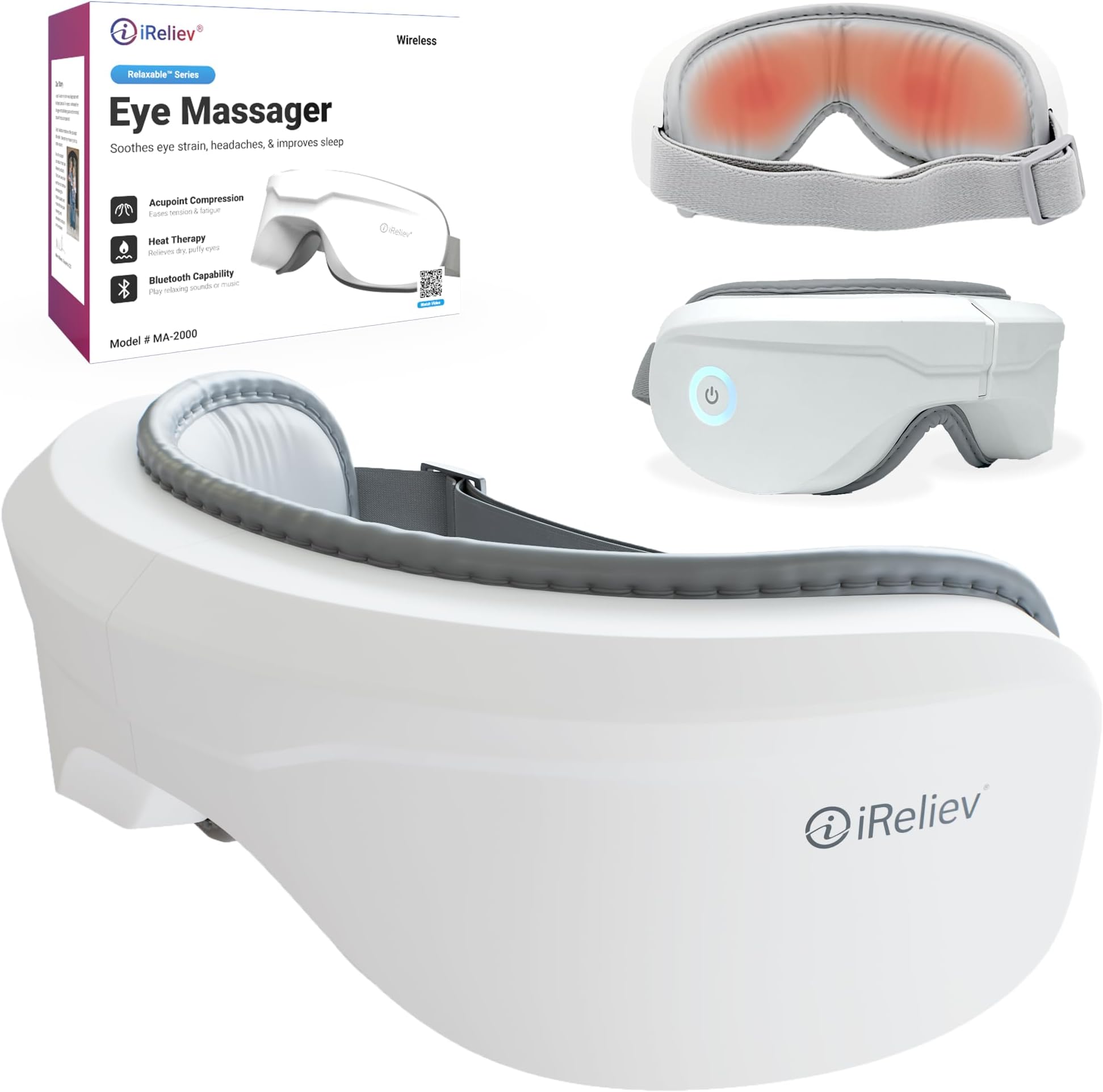 Amazon.com: TOLOCO Eye Massager with Heat, FSA/HSA Eligible Eye Mask ...