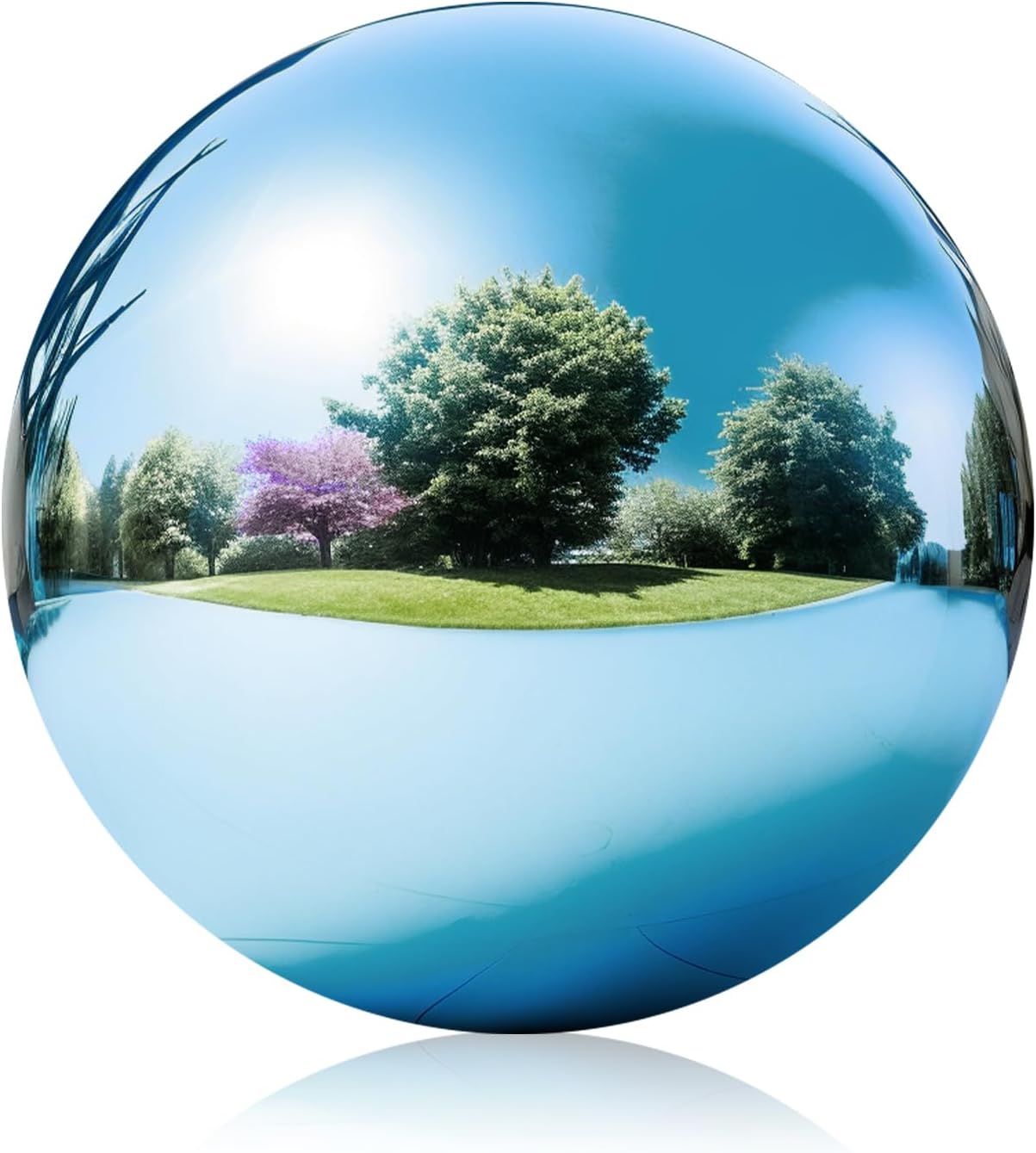Amazon.com: Mageeki 12 Inch Stainless Steel Gazing Balls, Garden Gazing ...