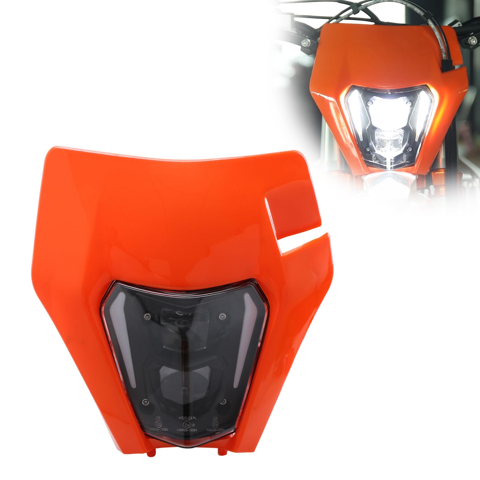 Amazon.com: BAOUFF Dirt Bike Headlight with Turn Signals,LED Motorcycle ...
