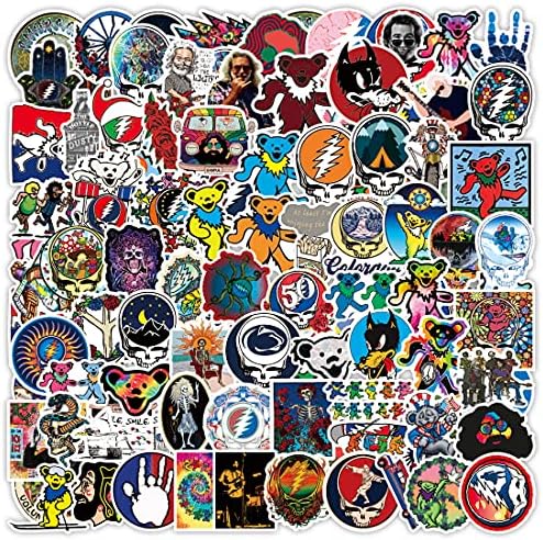 Amazon.com: 100 PCS Band Stickers Network Stickers Waterproof Vinyl ...