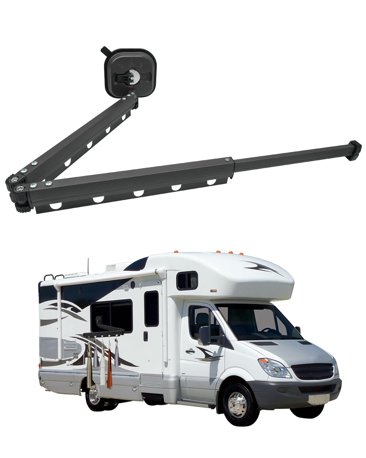 Amazon.com: Qnbes RV Clothes Drying Rack with Suction Cup, Portable RV ...