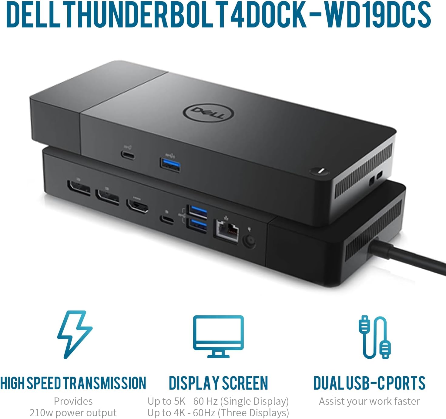 Dell WD19DCS Docking Station, Performance Dock Oman | Ubuy