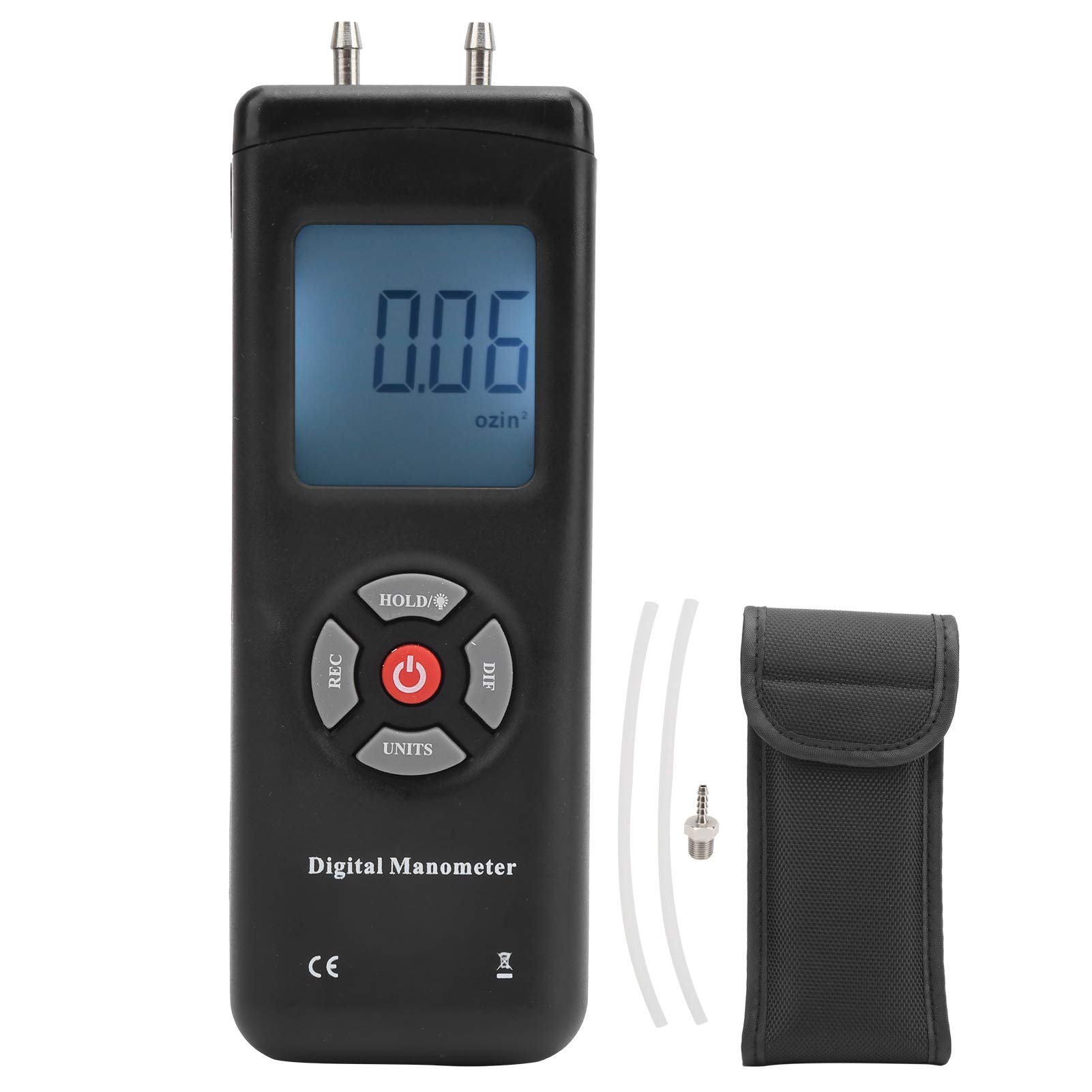 Buy Digital Manometer, 11 Air Pressure Units Air Pressure Gauge ...