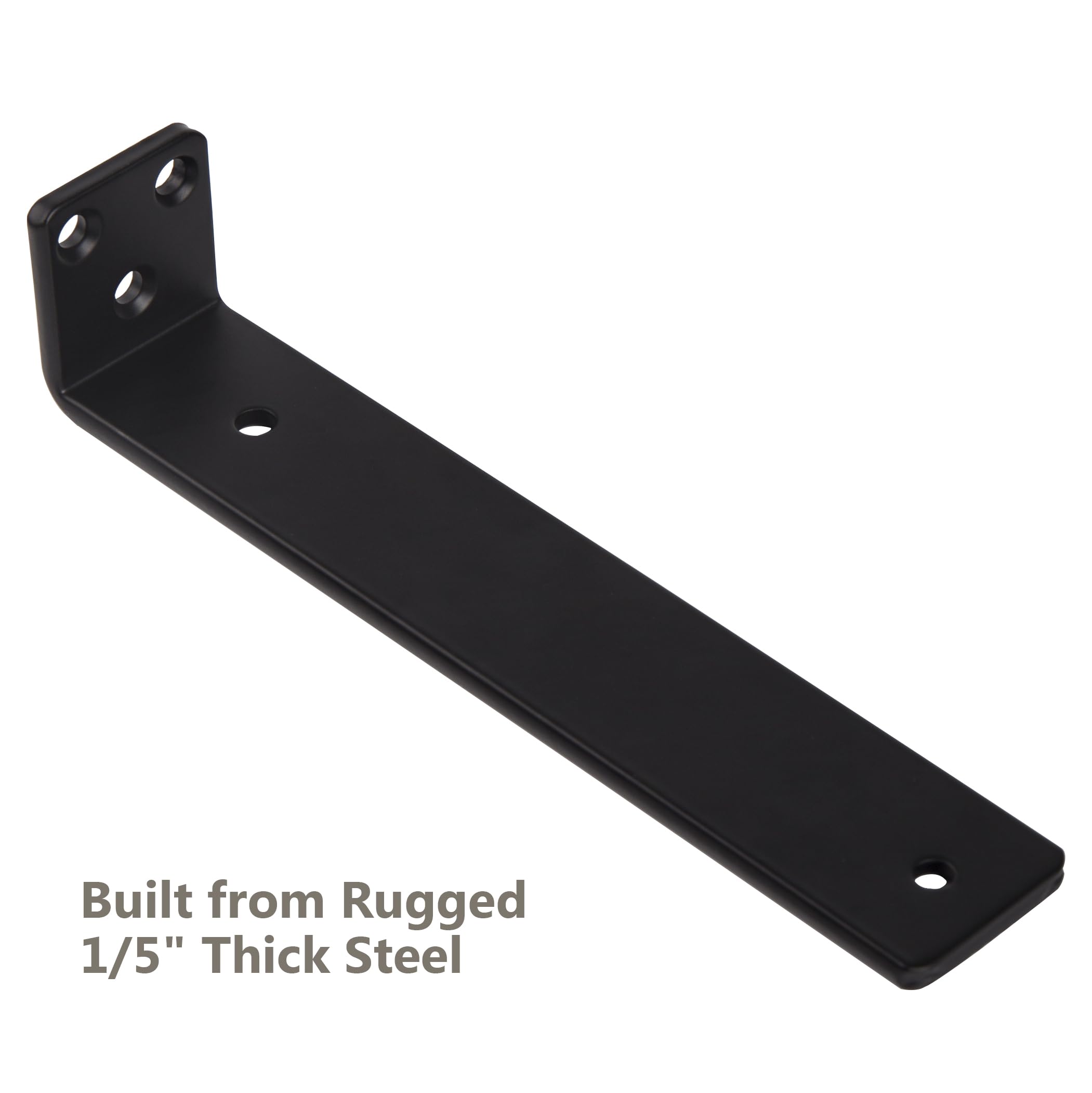 Snapklik.com : 12 Inch Floating Shelf Brackets, Heavy Duty Hidden ...