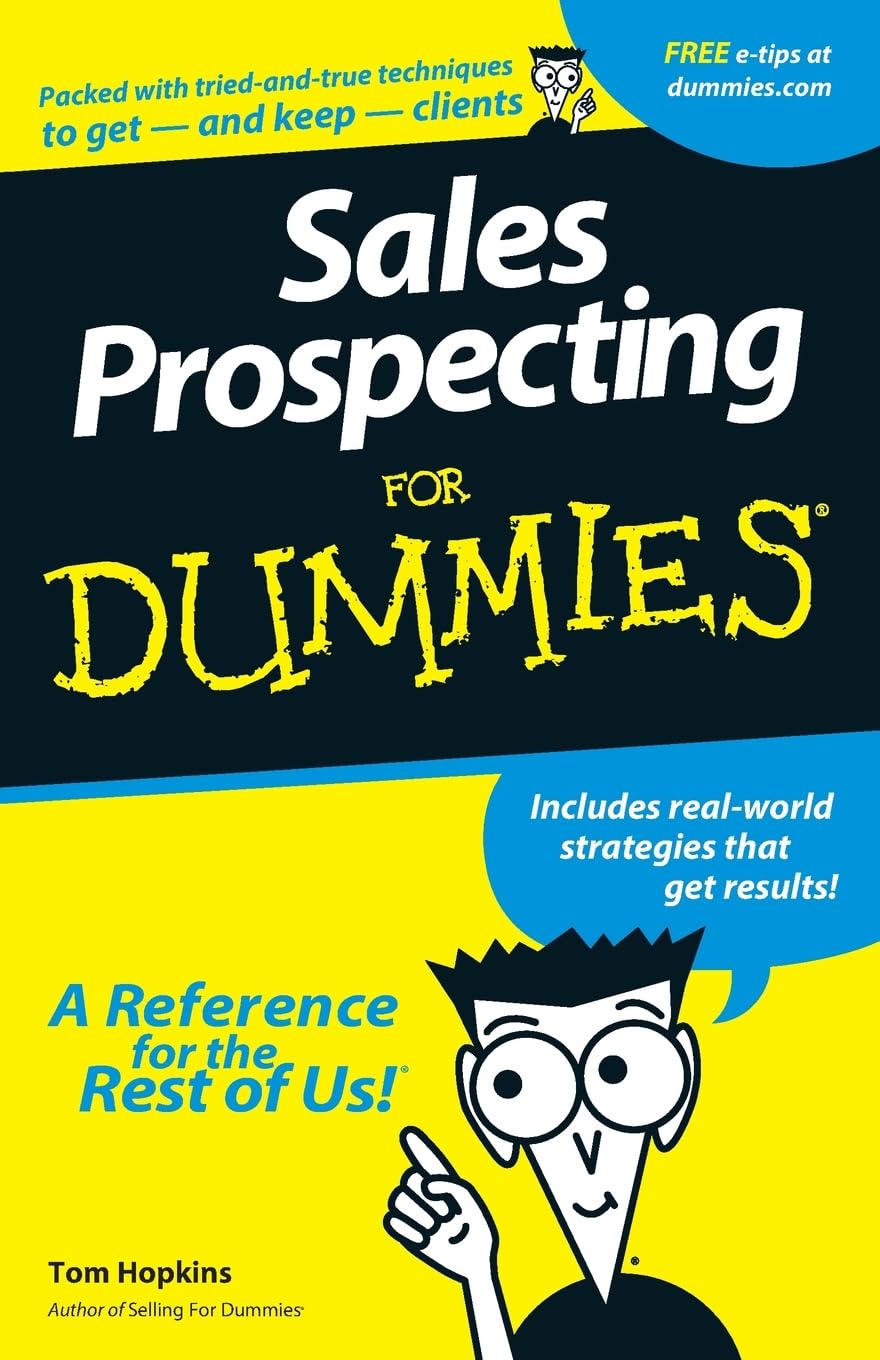 Sales Prospecting For Dummies: Hopkins, Tom: 9780764550669: Amazon.com ...