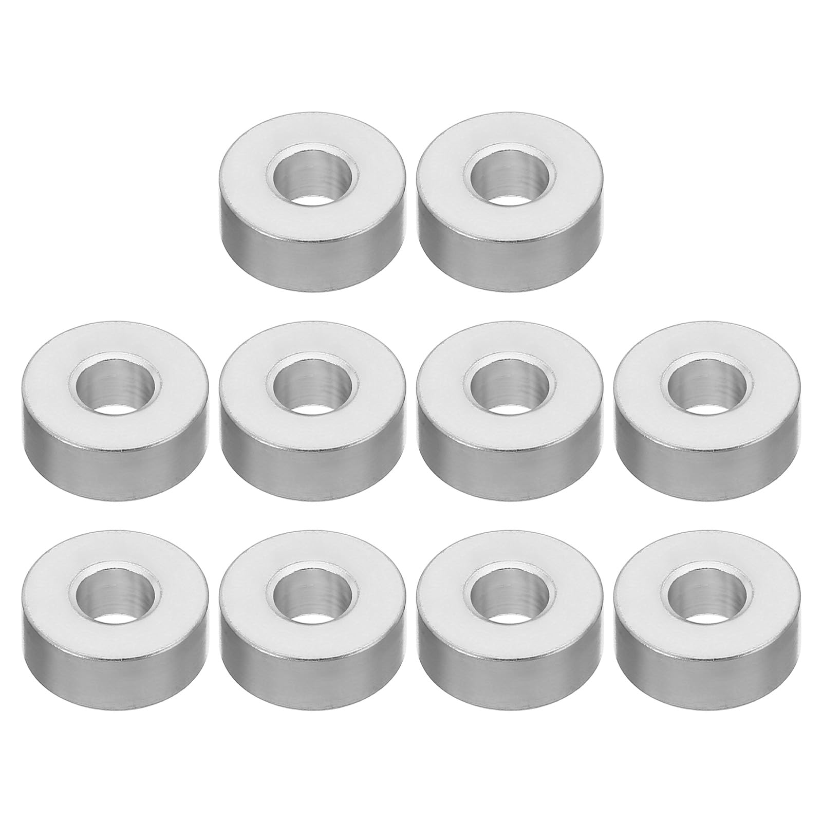 Amazon.com: PATIKIL M6 Aluminum Spacers, 10 Pcs Metal Spacer Aluminum ...