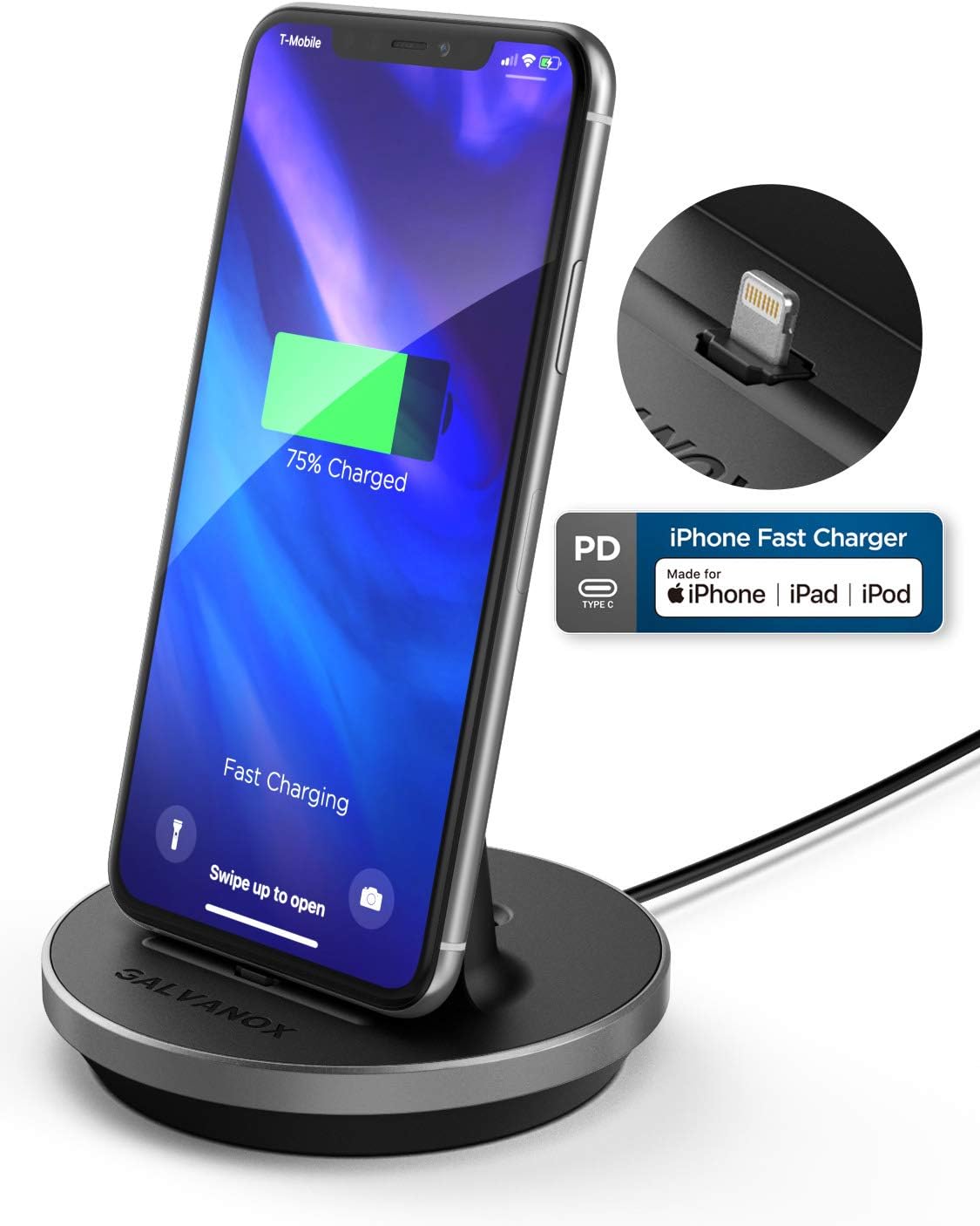 Amazon.com: Encased Desktop Charging Stand for USB-C Phone and Tablets ...