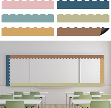 Amazon.com: Whaline 24Pcs Magnetic Colorful Classroom Bulletin Board ...