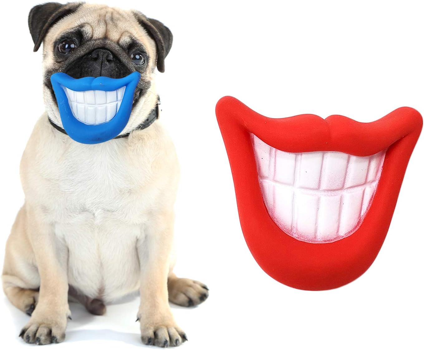 Pet Supplies : Prettysell Puppy Dog Toys Big Red Lip Rubber Toy Dog Toy ...