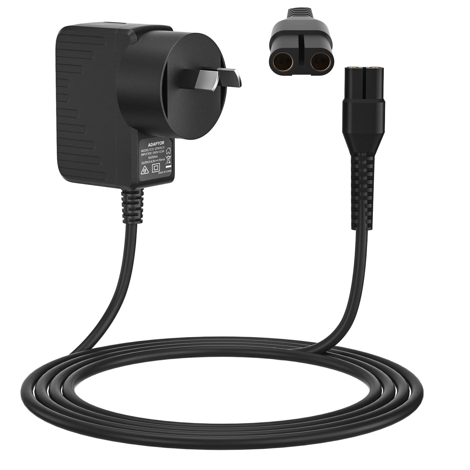 Electric Shaver 4.3V Adapter Power-Supply Cord for Philips A00390 and ...