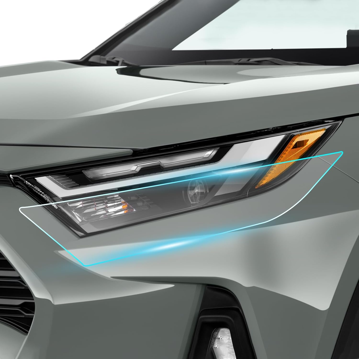 Amazon.co.jp: FDAIUN プロテクションフィルム トヨタ RAV4 PHV ハイブリッド車 2019-2024年 専用 TPU 保護フィルム カット済フィルム スクラッチガード ...