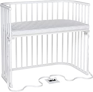 Amazon.com: babybay Extra Bed Box Spring XXL White with Mattress ...