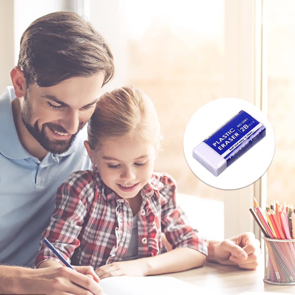White Rubber Pencil Eraser